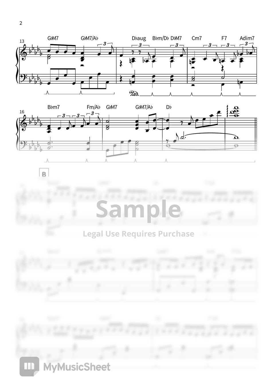 King Gnu - Hakujitsu Sheets by THETA PIANO