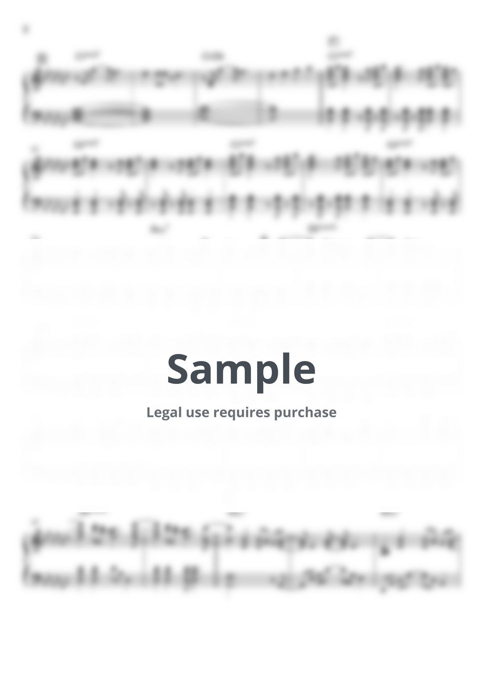 Ado - Value Sheet Music by miiの楽譜棚