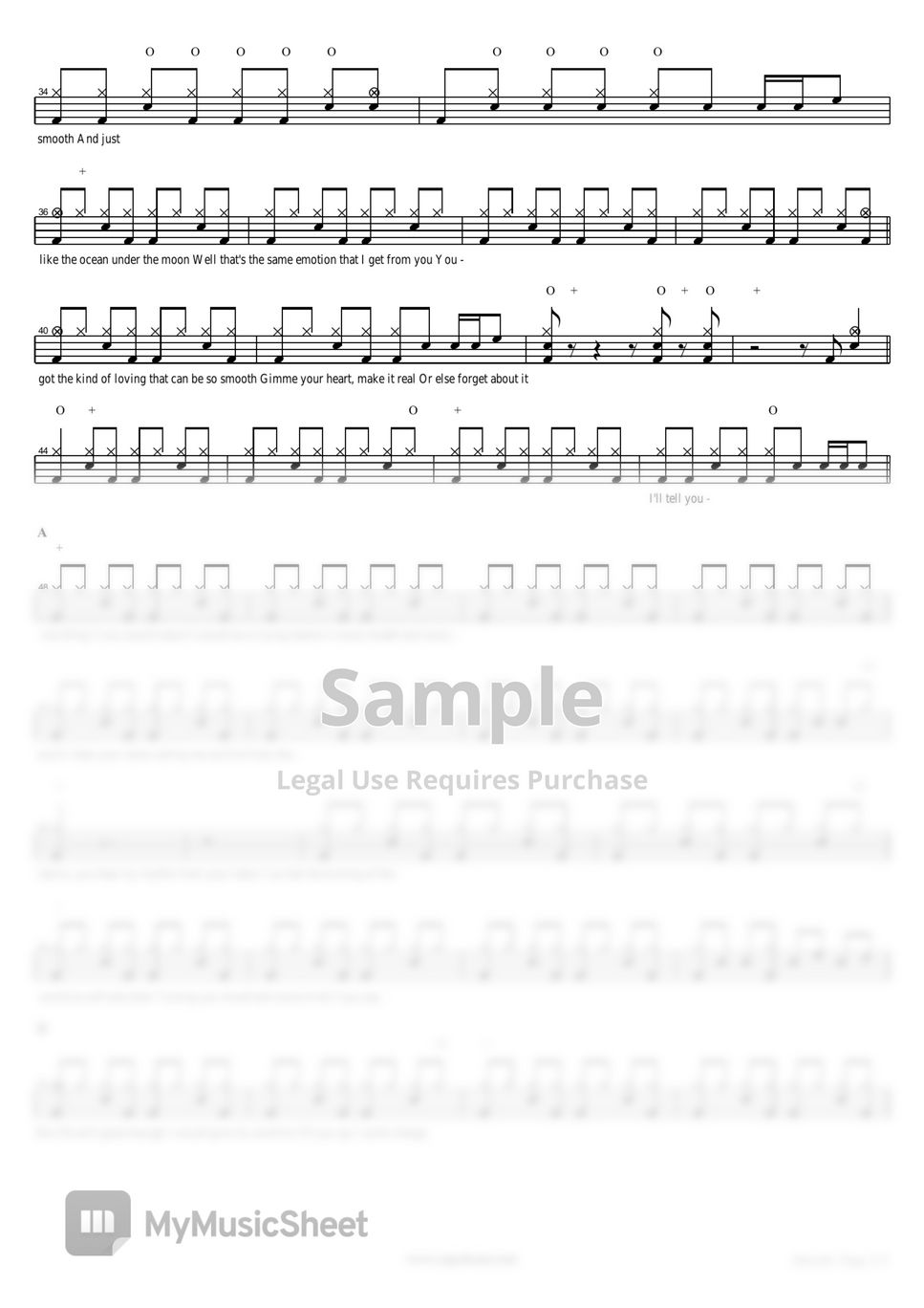 Santana - Smooth Sheets by COPYDRUM