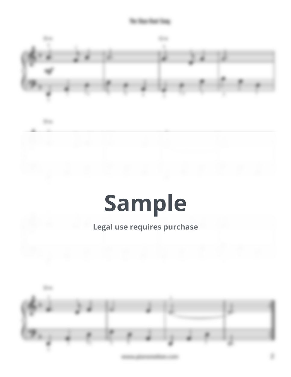 Outlander Theme Song - The Skye Boat Song (Easy Piano) 楽譜 by Piano Notion