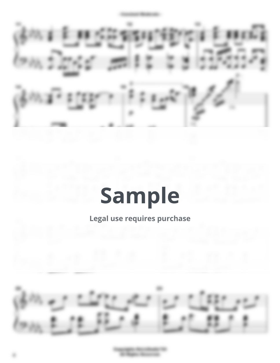 Mitsukiyo - Constant Moderato - ブルーアーカイブ Blue Archive OST 1 (PIANO ...