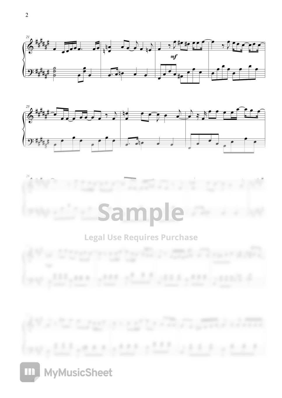 King Gnu - Sakayume (Easy Version) Piano Sheet Music PDF | THIS IS ...