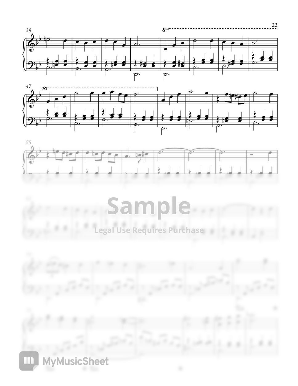 Howl's Moving Castle - Merry Go Round of Life for Easy Piano Sheet Music by Hai Mai
