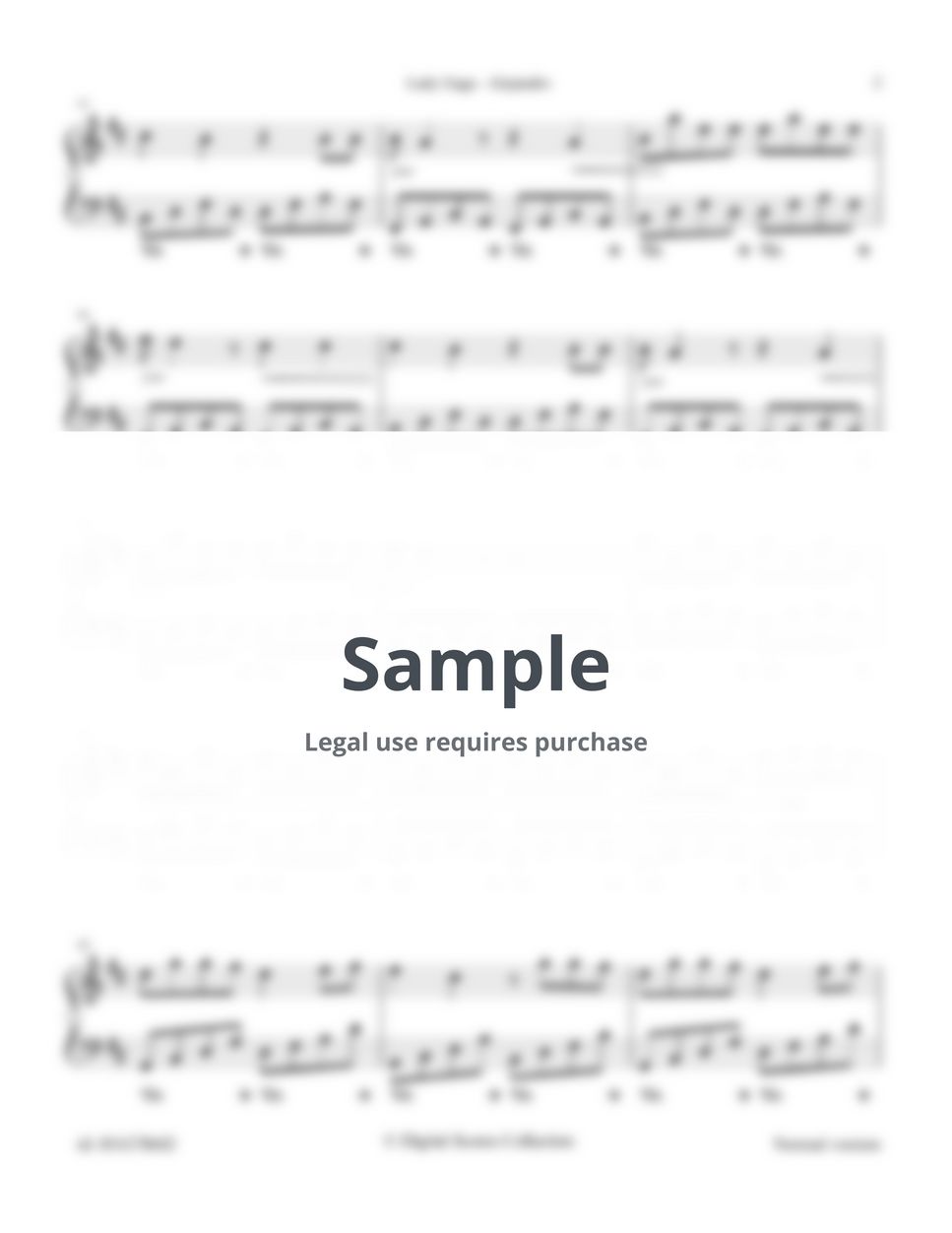 Lady Gaga - Alejandro (Relax version) Sheet Music by Digital Scores ...