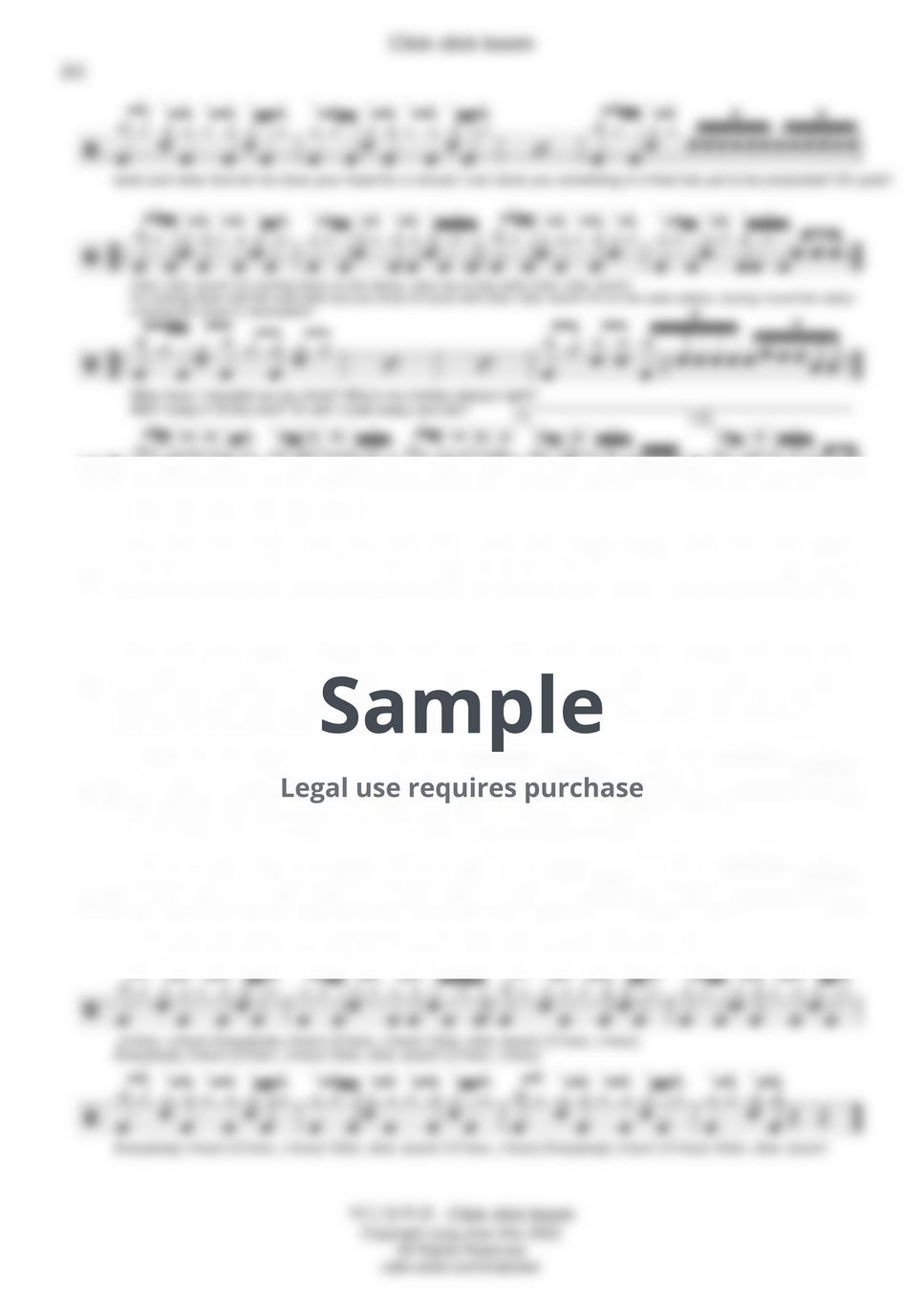 Saliva - Click click boom Sheets by Mcdrum
