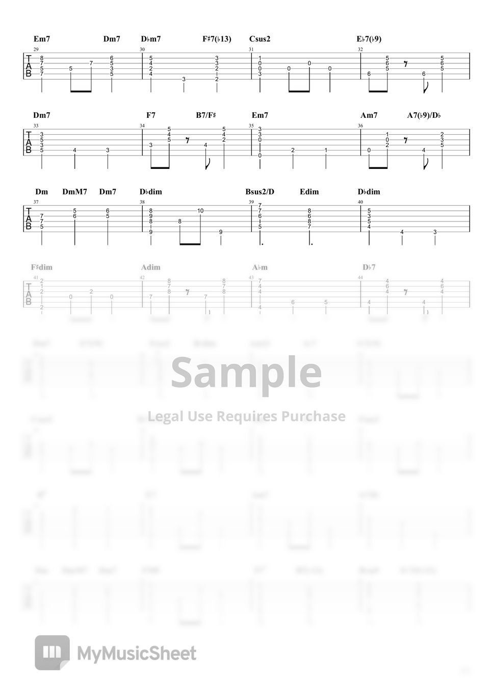 Disney - Alice in Wonderland Sheet Music by Shin Izumi