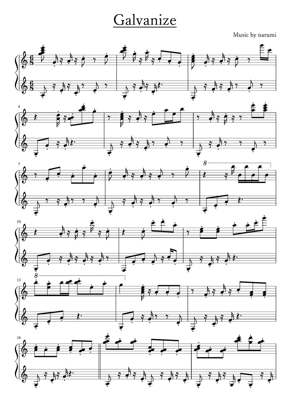 narumi - Galvanize Sheet