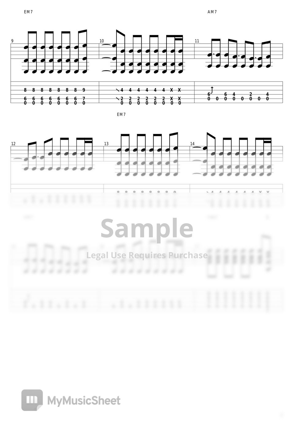 The Smashing Pumpkins - 1979 Tab + 1staff by guitar cover with tab