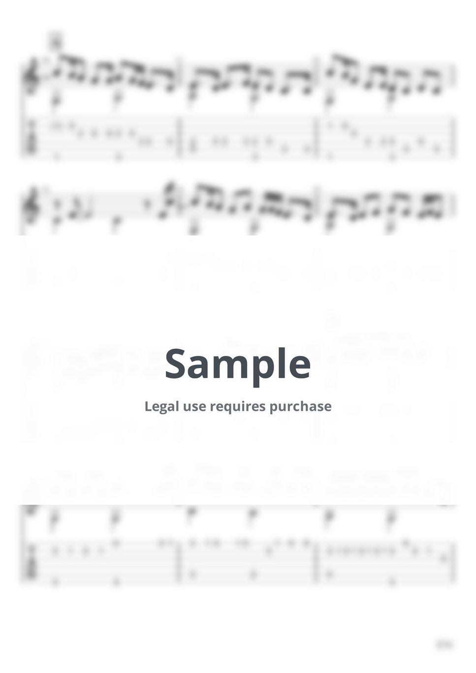 back number - Shiawase (Fingerstyle) Sheets by u3danchou