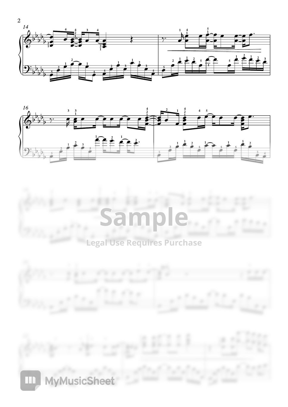 3 Doors Down - Here Without You Sheets by Adelina Piano