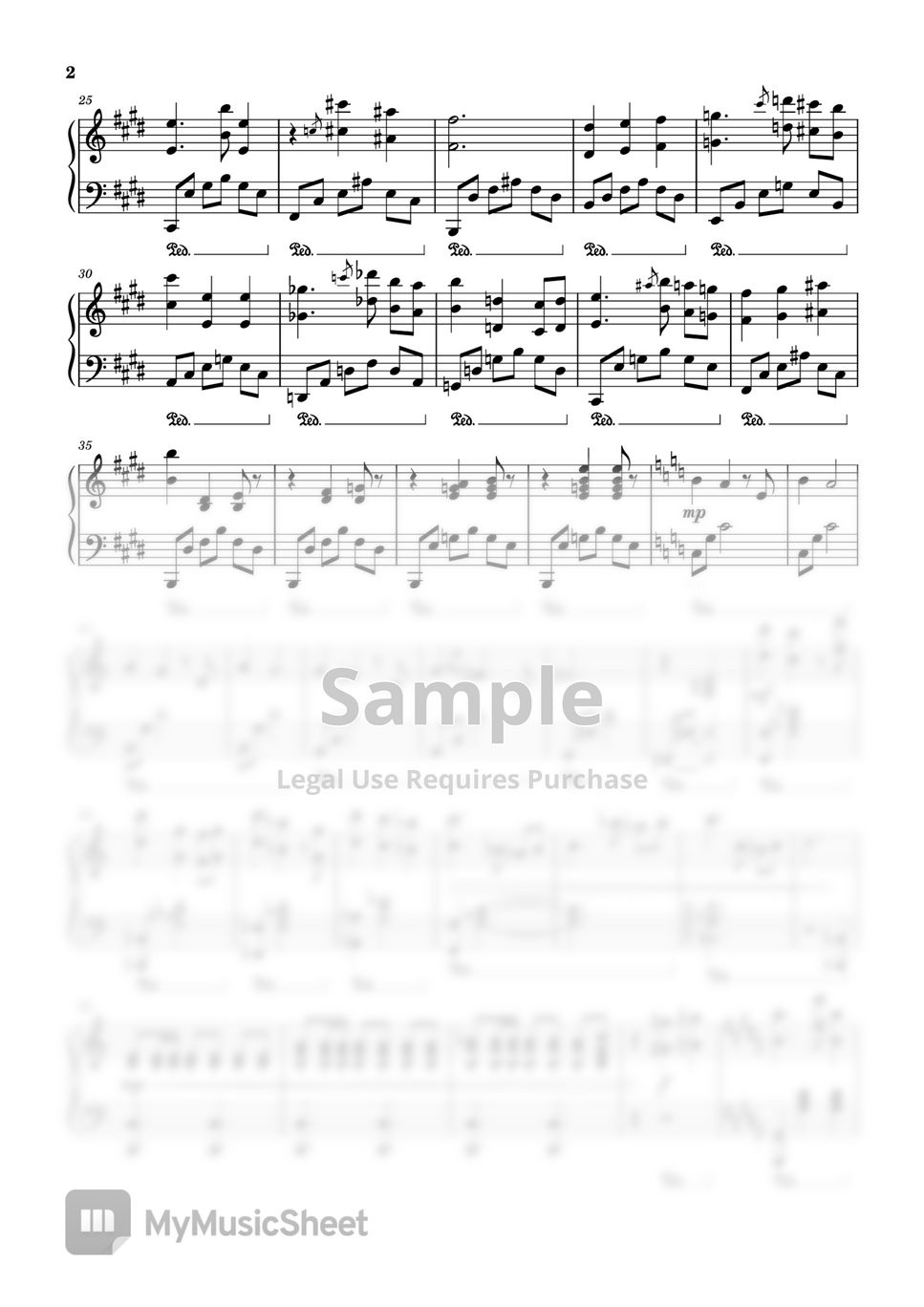 Genshin impact - Court of Fontaine IV (Day)- Genshin Impact Sheet Music ...