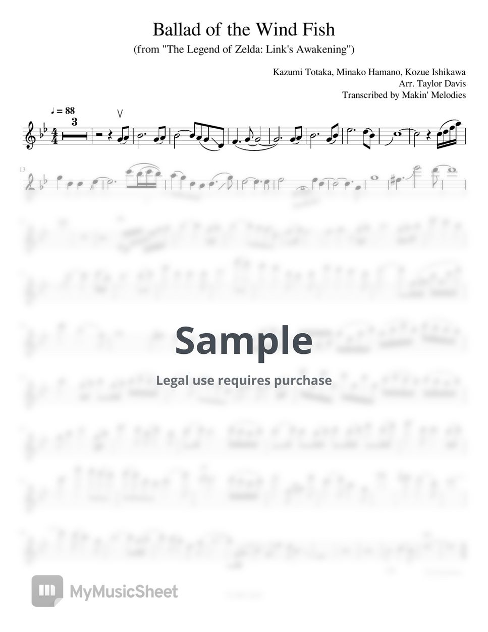 Kazumi Totaka, Minako Hamano, Kozue Ishikawa, Arr. Taylor Davis ...