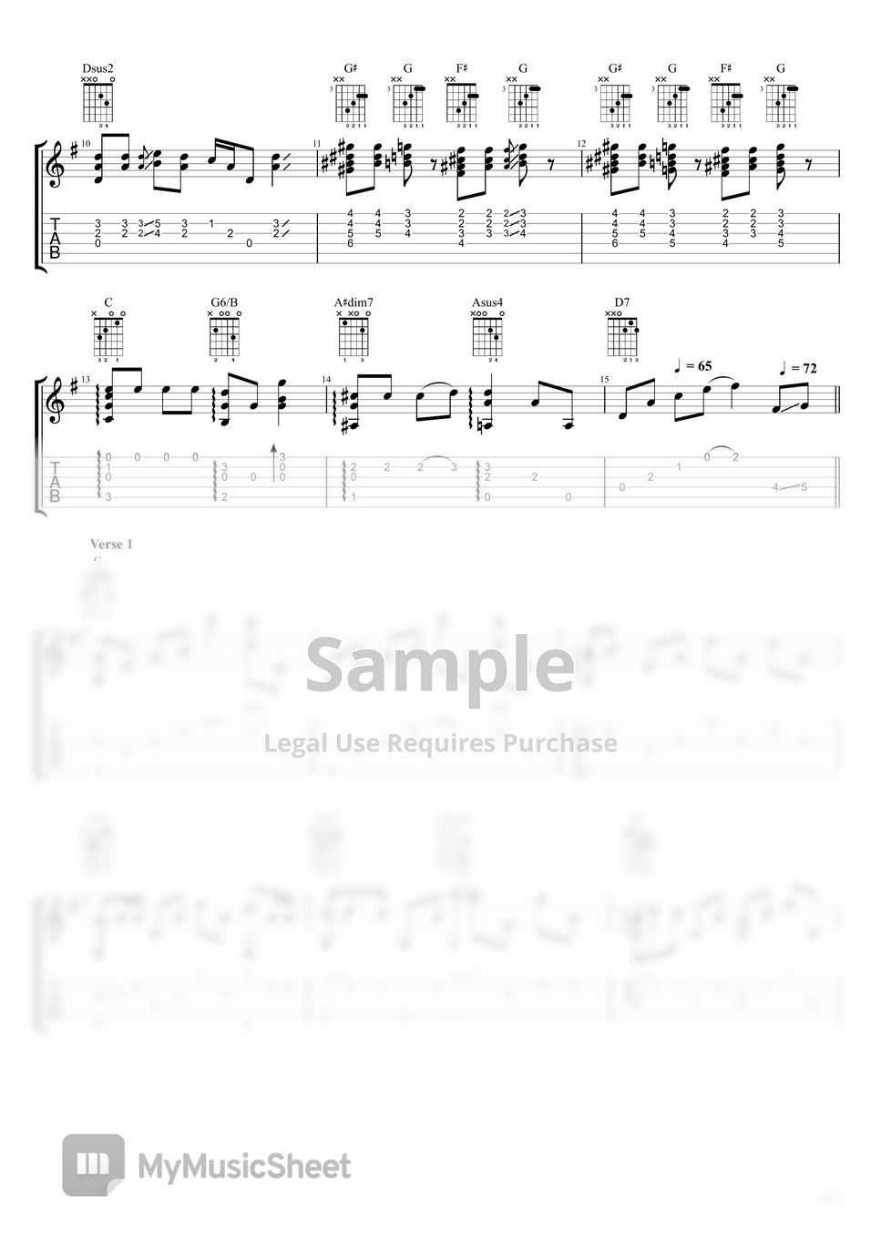 Queen | Fingerstyle Guitar - Bohemian Rhapsody Sheets by Kenneth Acoustic