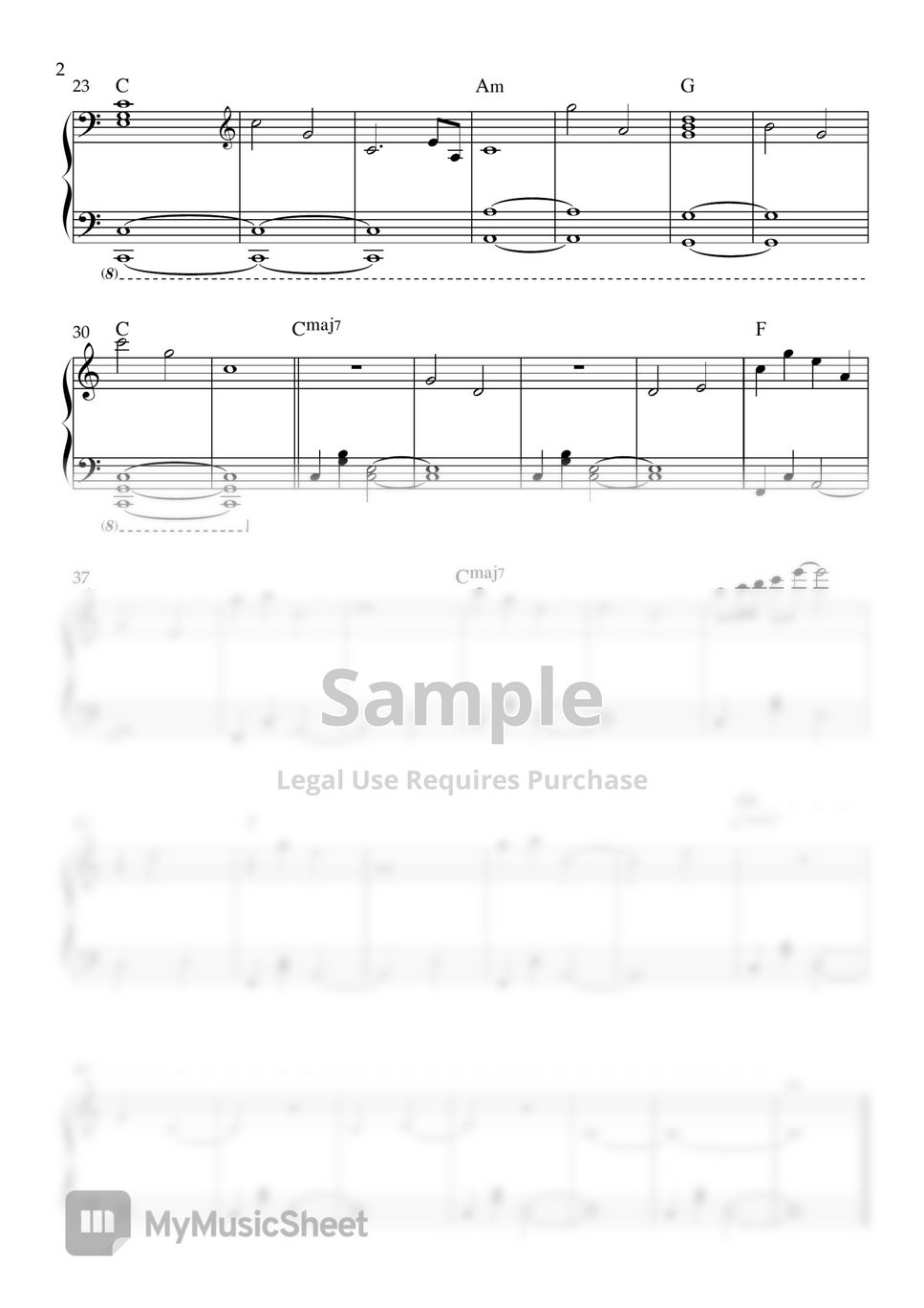 Minecraft OST C418 - Subwoofer Lullaby Spartito by 자유란JAYURAN