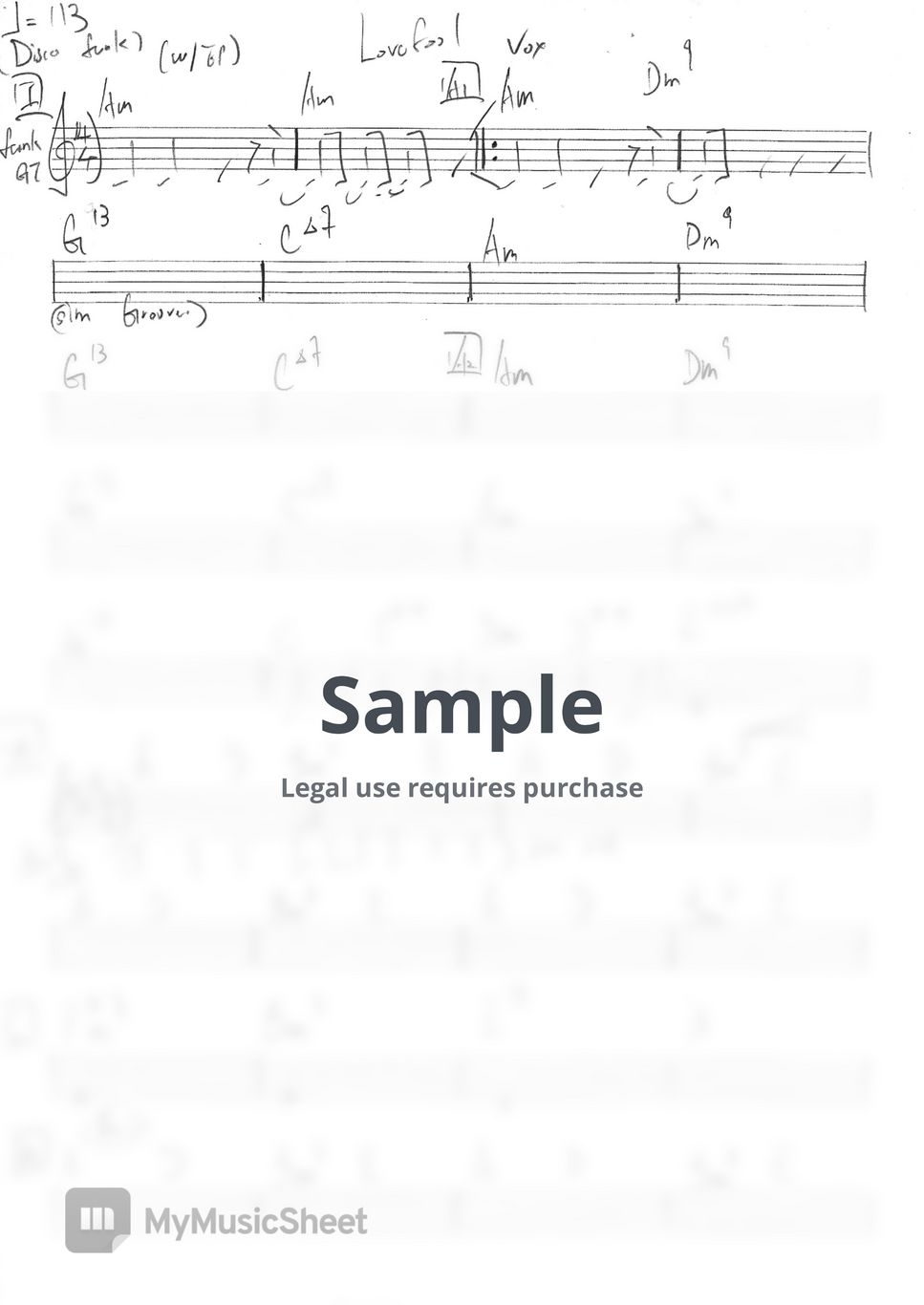 The Cardigans - LoveFool Tab + 단선 악보 by edward8561