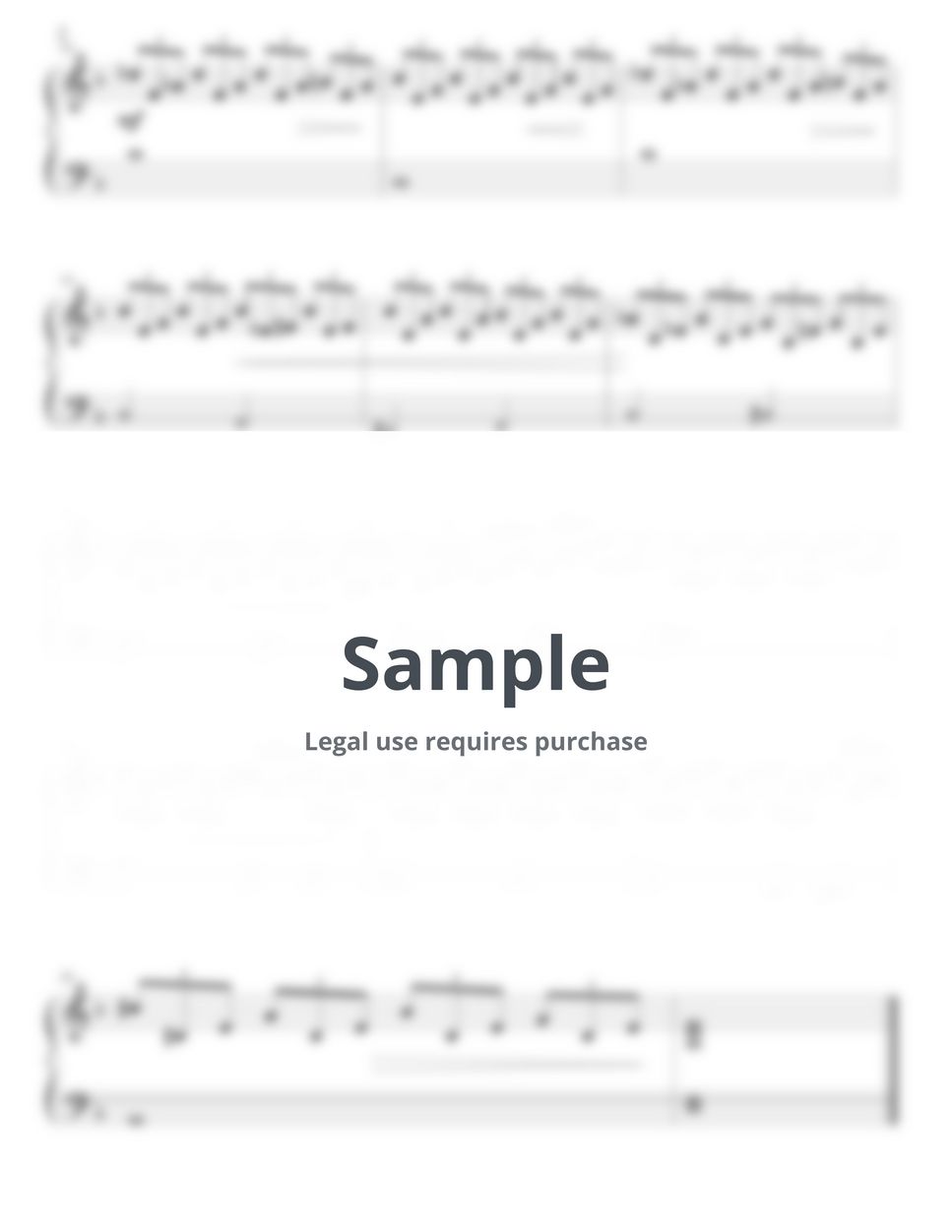 Beethoven - Moonlight Sonata Mvt.1 악보 by Cathy Pate