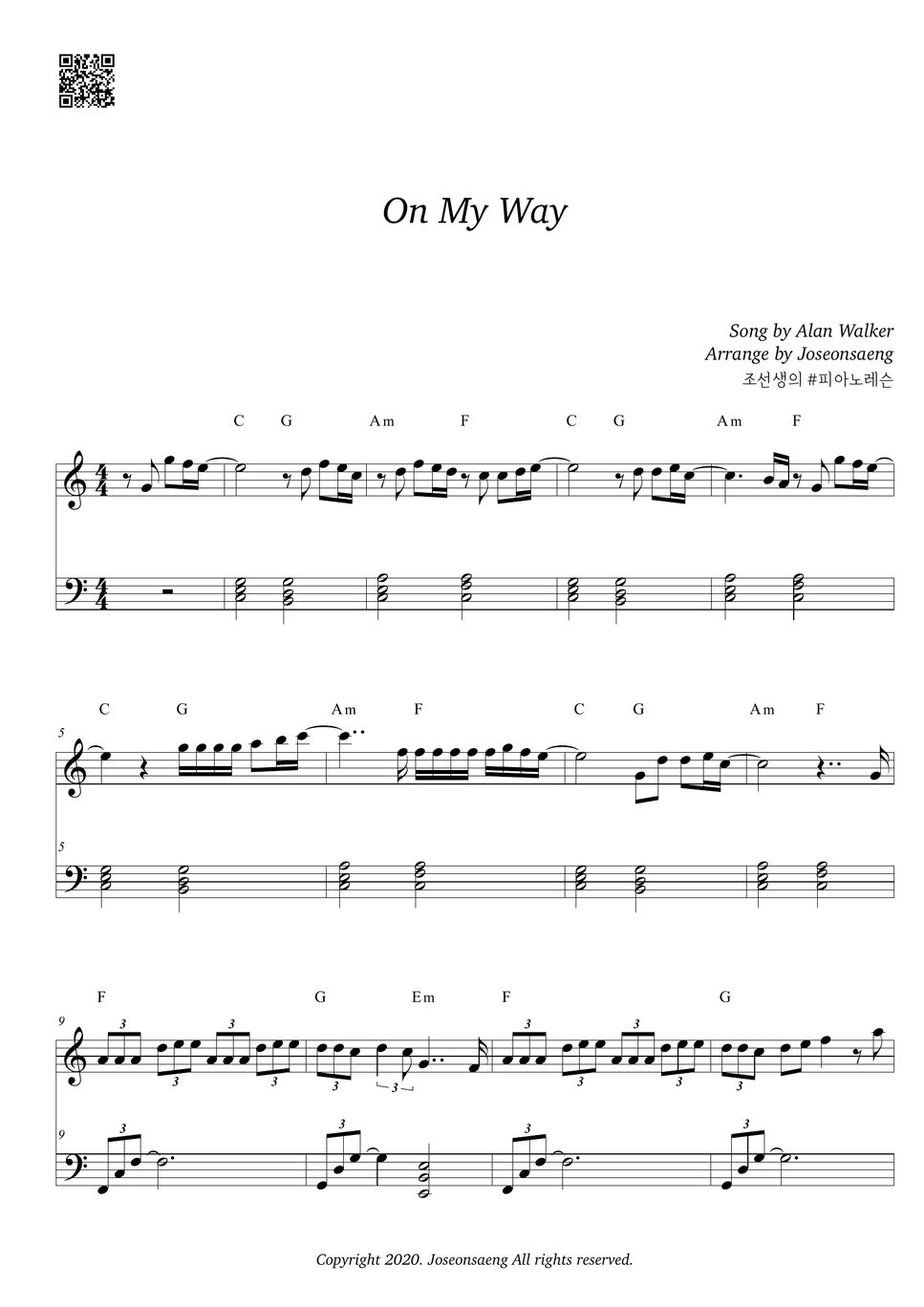 Alan Walker - On My Way Nuty by Joseonsaeng