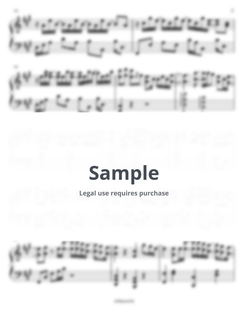 TXT(투모로우바이투게더) - Beautiful Strangers Sheet Music by chihyun416