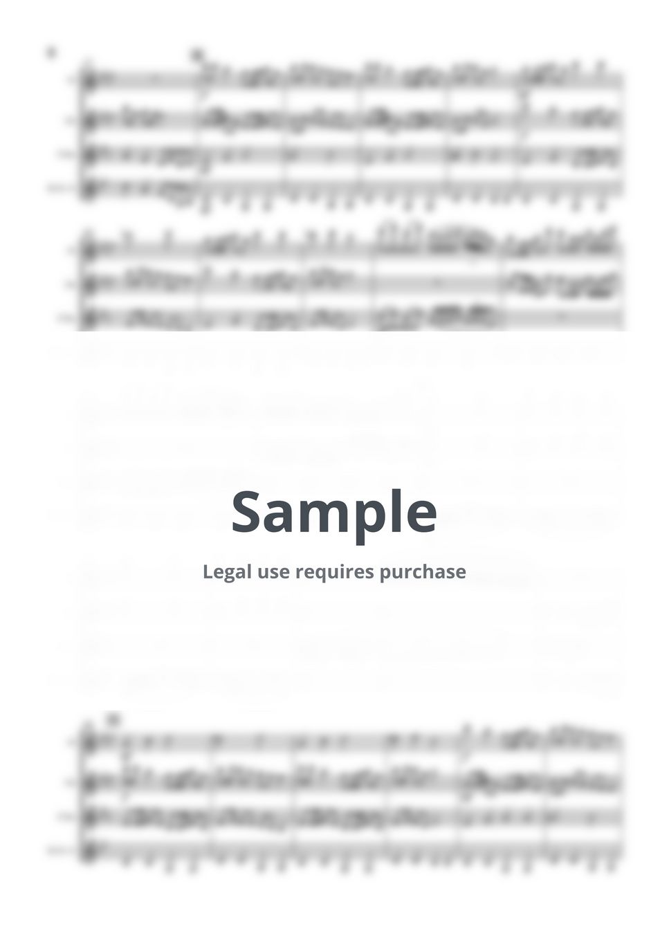 三木 たかし - Anpanman no March〔Fl・Ob・Hr・Bs.Cl〕 Sheet Music by いたちの楽譜屋さん