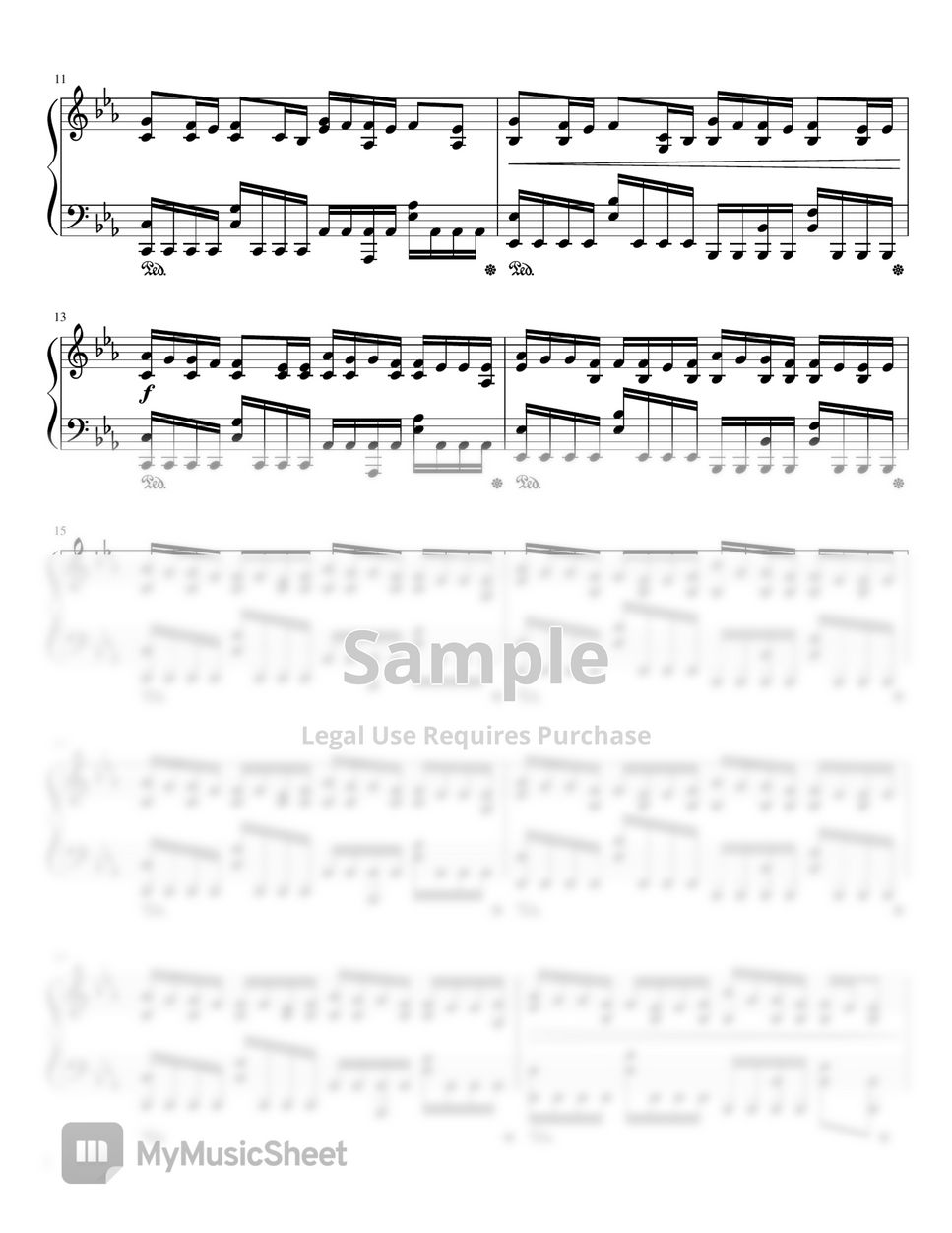 Neffex - Rumors (Piano Sheets) Spartito by Hanniel Nefiel