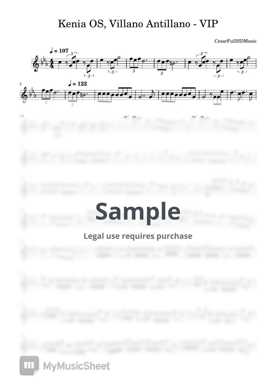Kenia OS, Villano Antillano - VIP Sheets