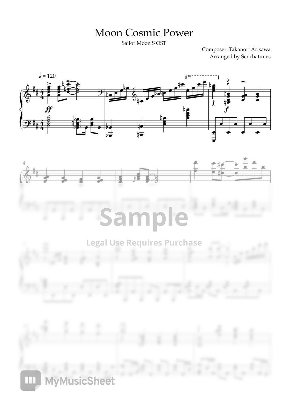 Sailor Moon S OST - Moon Cosmic Power Make Up Sheets by Senchatunes