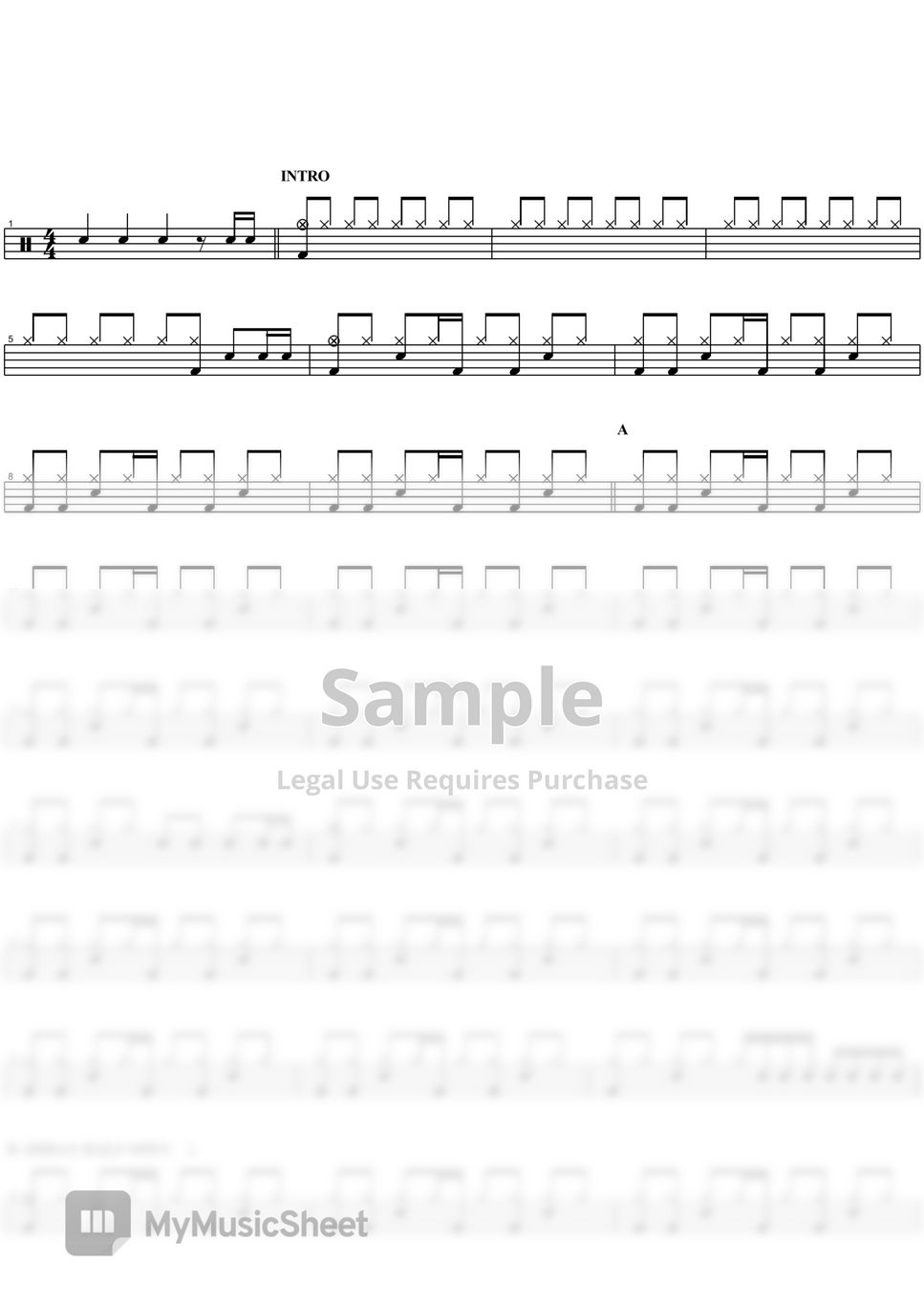 Hanson - MMMBop 악보 by COPYDRUM
