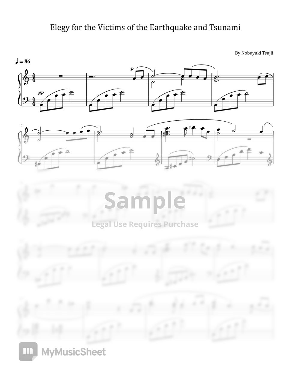 Nobuyuki Tsujii - Elegy for the Victims of the Earthquake and Tsunami ...