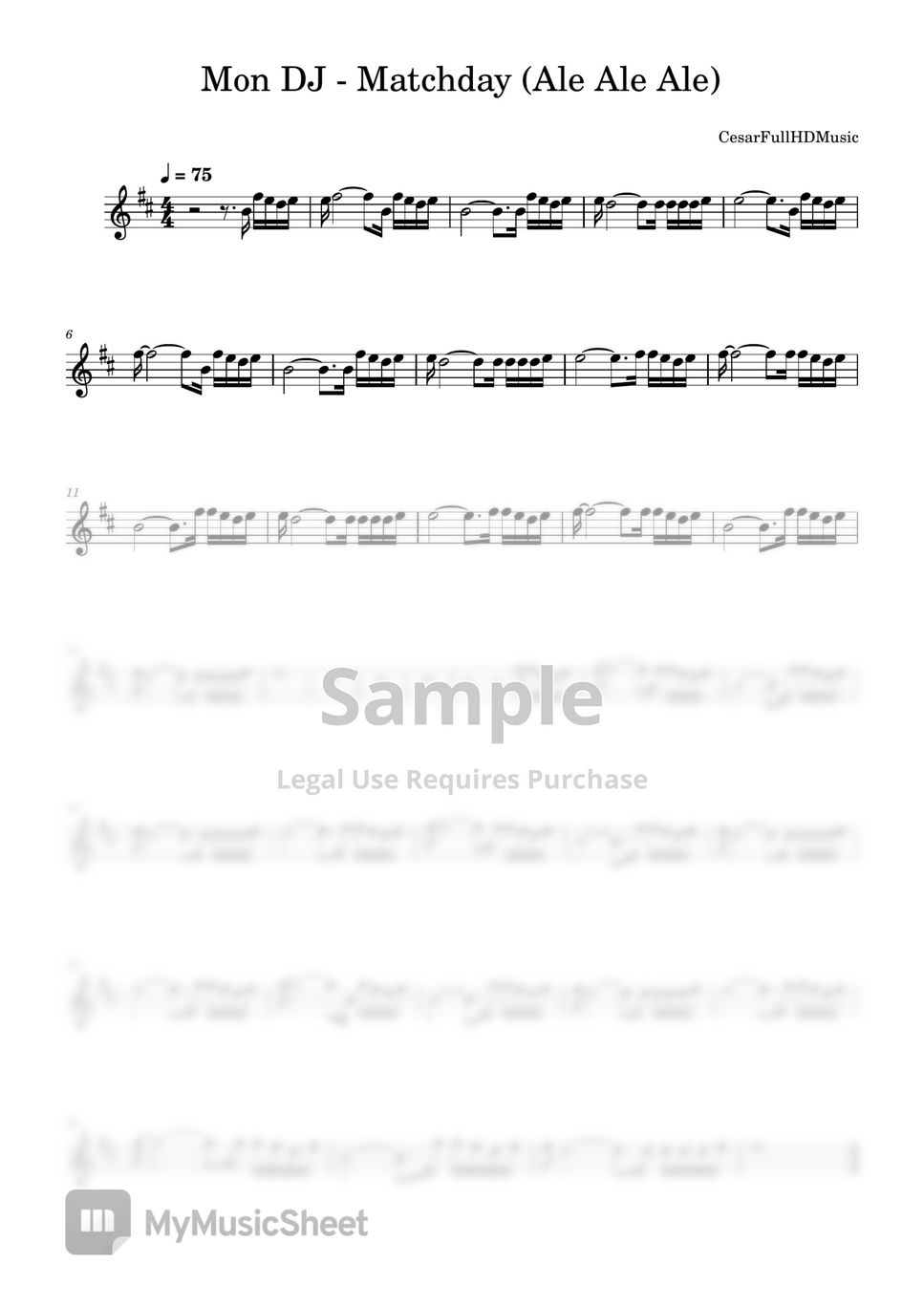 FC BARCELONA - UN DIA DE PARTIT 🔵🔴 Sheet Music