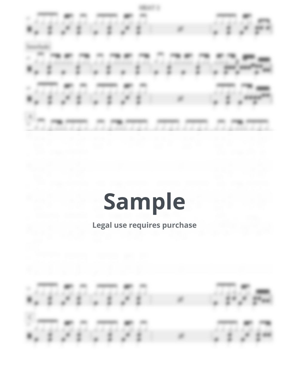 B'z - HEAT Sheets by Arkadia Drums