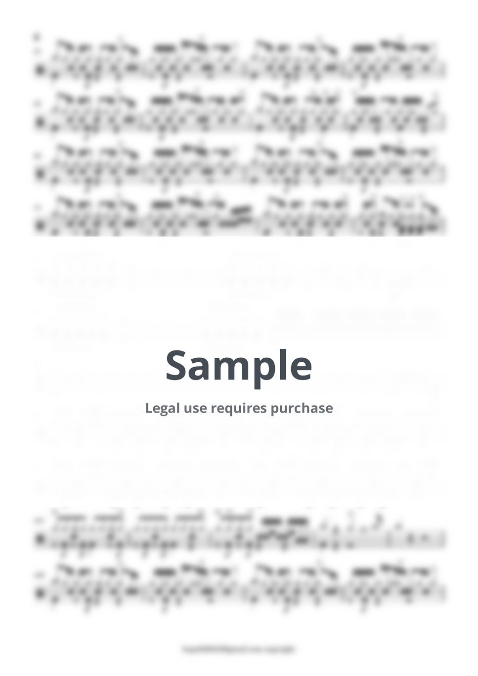 toe - グッドバイ / Goodbye 악보 by 晨曦音樂工作室 爵士鼓 鼓譜 Drumtab