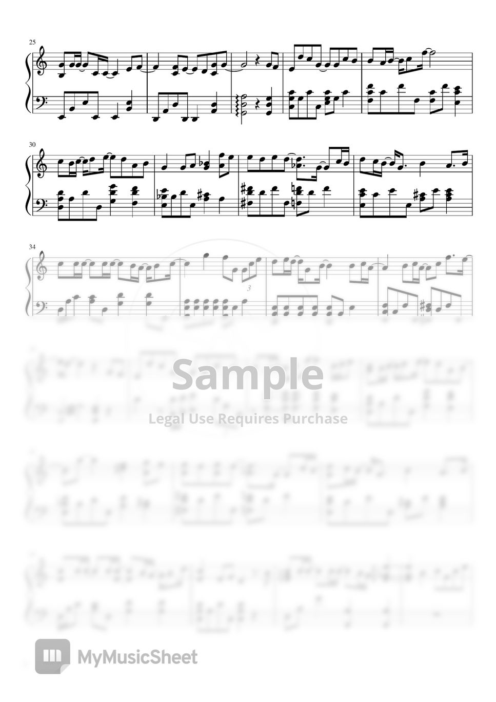 [Once Again OST] Lee Sang Yi - Why Am I Like This (Solo Piano) 악보 by ...