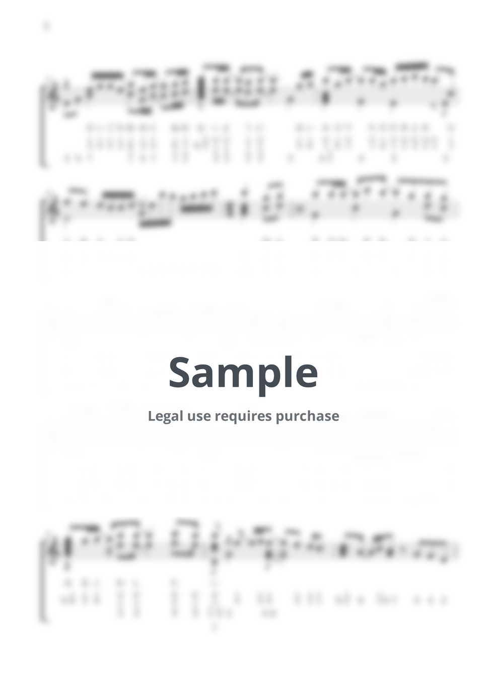 Yasushi Nakanishi - Saigo no Ame / 17 keys kalimba / Number Notation ...