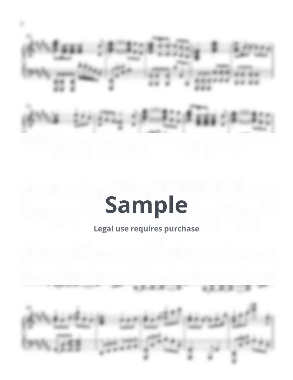 Helloween - Forever And One Sheet Music by Adelina Piano