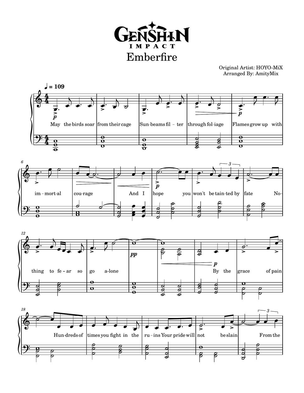 HOYO-MiX - Emberfire แผ่น by AmityMix