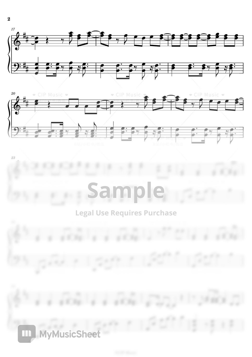 Ed Sheeran - Celestial (3 versions) Sheet Music by CIP Music