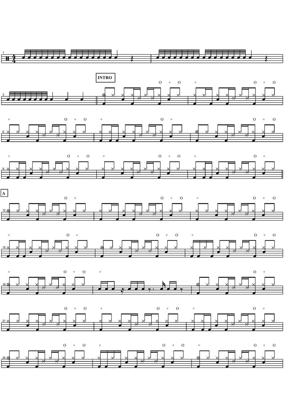 mamas gun - rocket to the moon Sheet by COPYDRUM