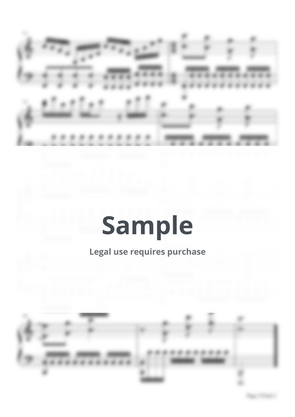 Cheetah Mobile - The Ocean (Dancing Line) Sheets by dogemusic