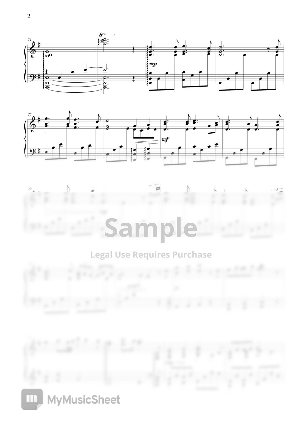 坂本龍一 (Sakamoto Ryuichi) - Aqua Notenblatt by THIS IS PIANO