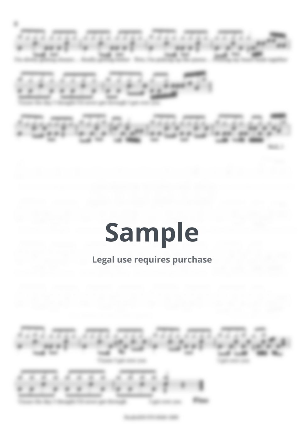 Daughtry - Over You Sheets by Studio830