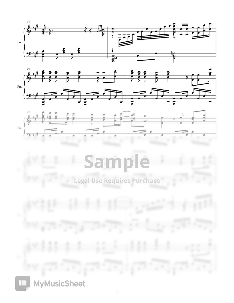 [anime sheet music] - 盾の勇者の成り上がり(The Rising of the Shield Hero)-あたしが隣に ...