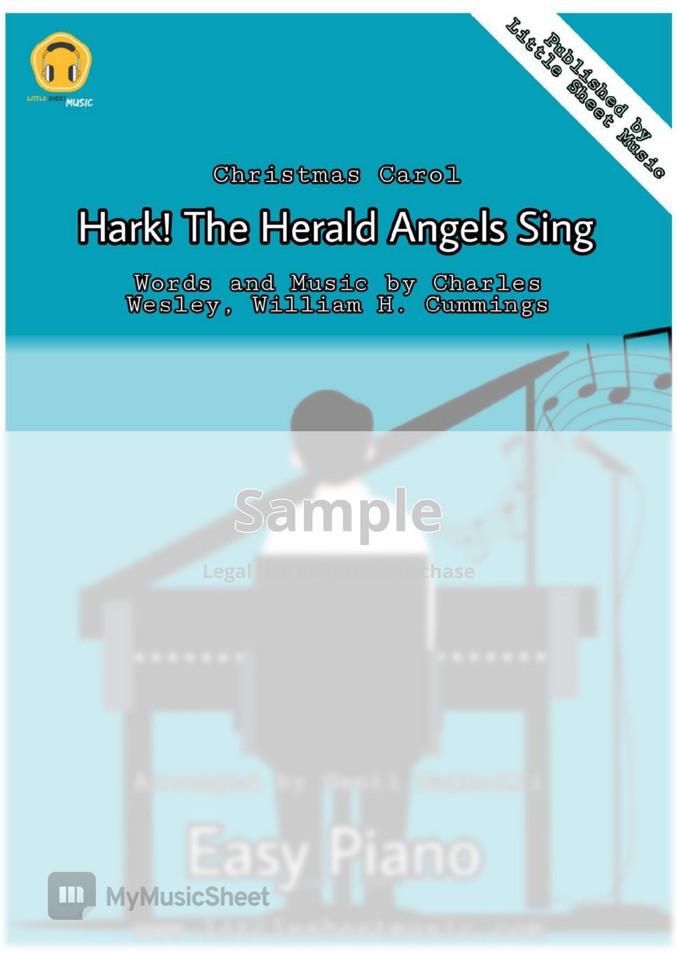 Felix Mendelssohn - Hark! The Herald Angels Sing Sheets by Genti Guxholli