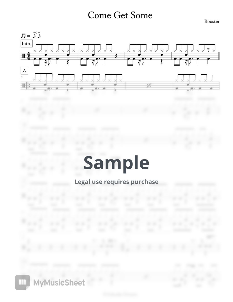 Rooster - Come Get Some Hoja by Arkadia Drums