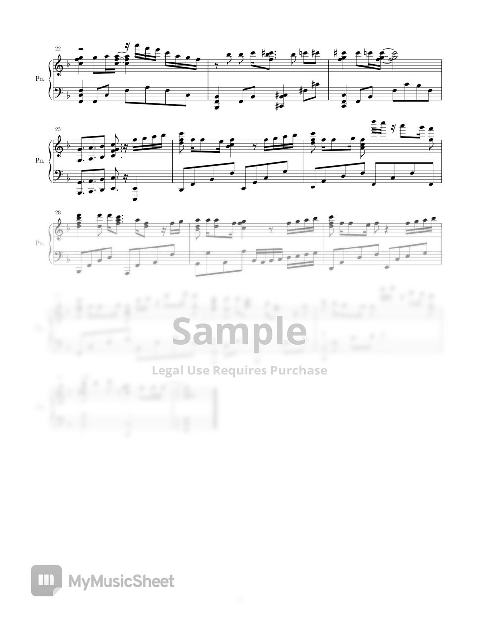 [anime sheet music] Koisuru Asteroid - Aruiteikō! 악보