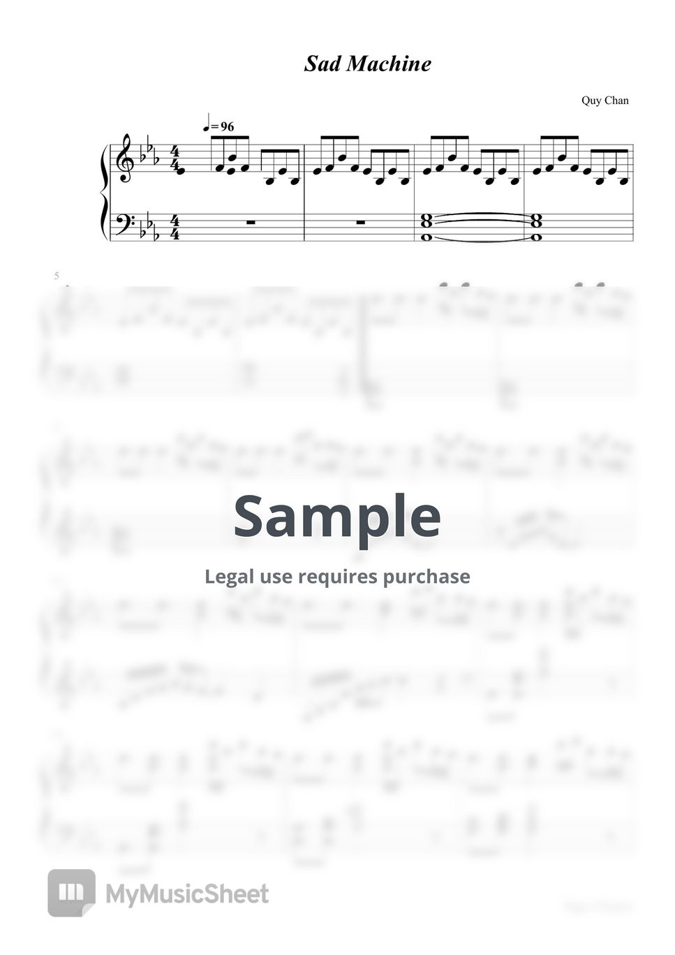 Porter Robinson - Sad Machine (Porter Robinson) Sheet Music by dogemusic