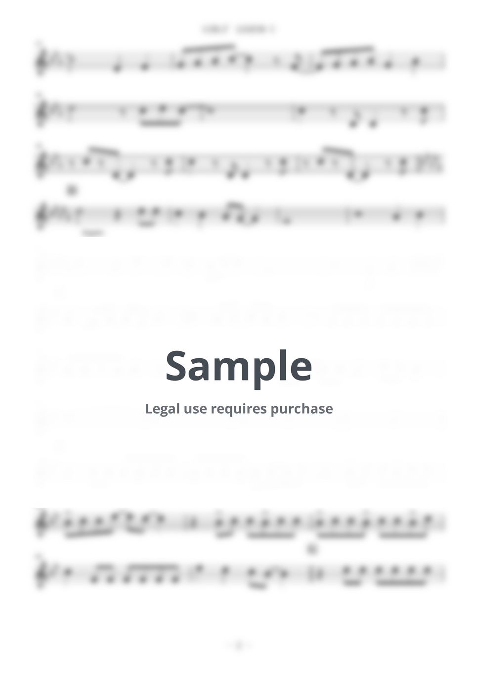 Uma Musume Pretty Derby - GIRLS' LEGEND U (inB♭) Sheets by Hamanasu sax