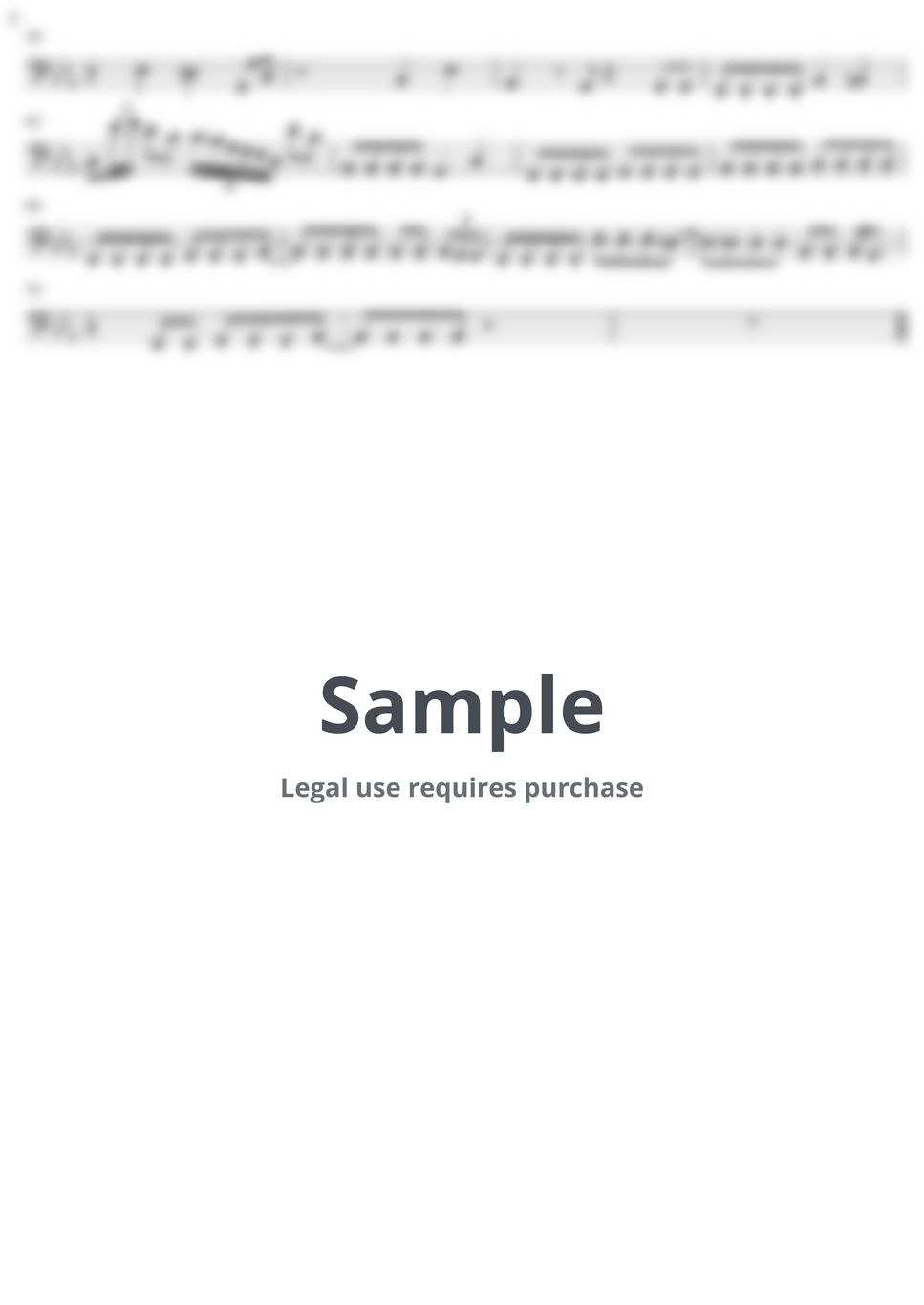 couch - fall into place Sheet Music by bassc