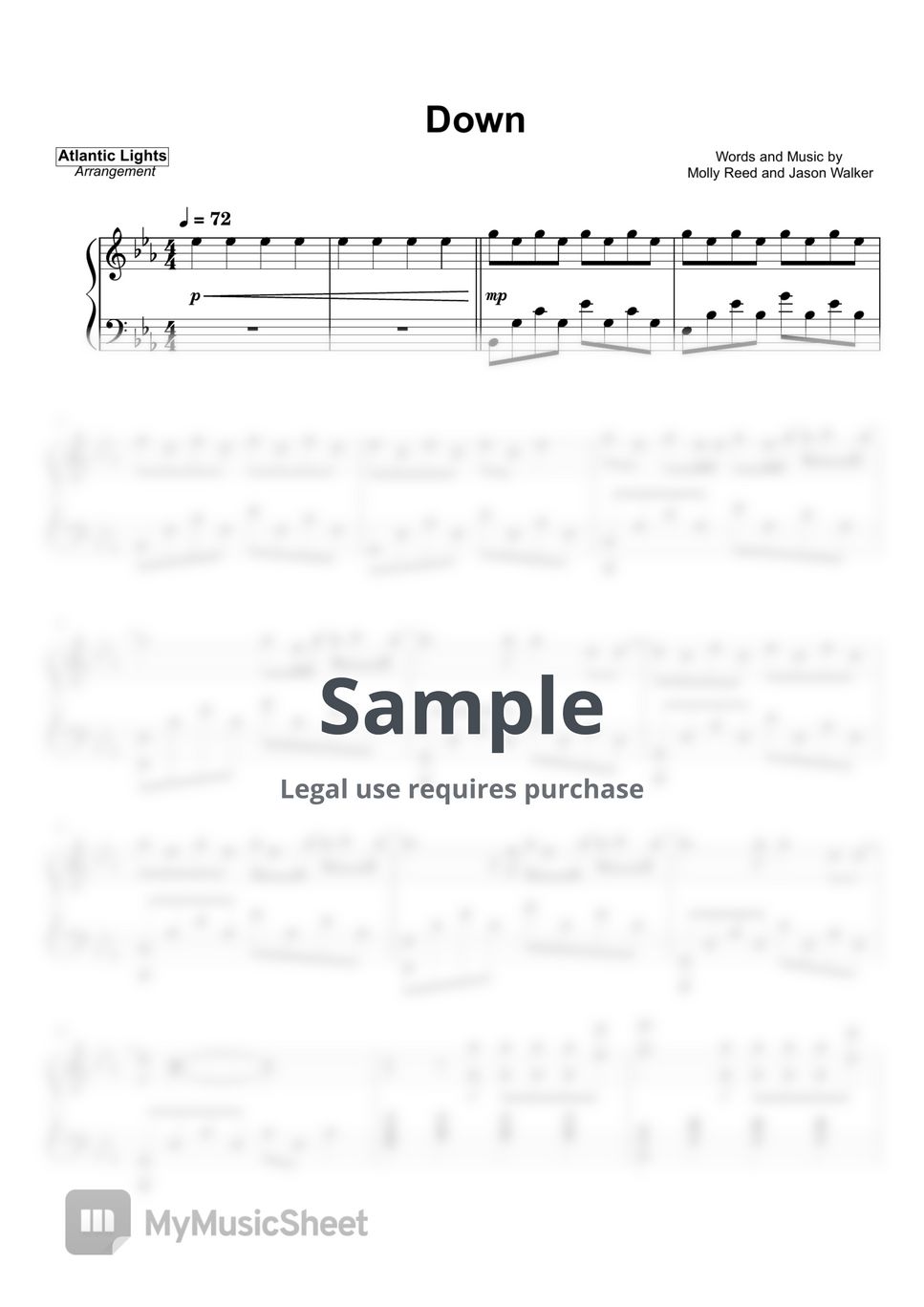 Jason Walker - Down Sheets by Atlantic Lights