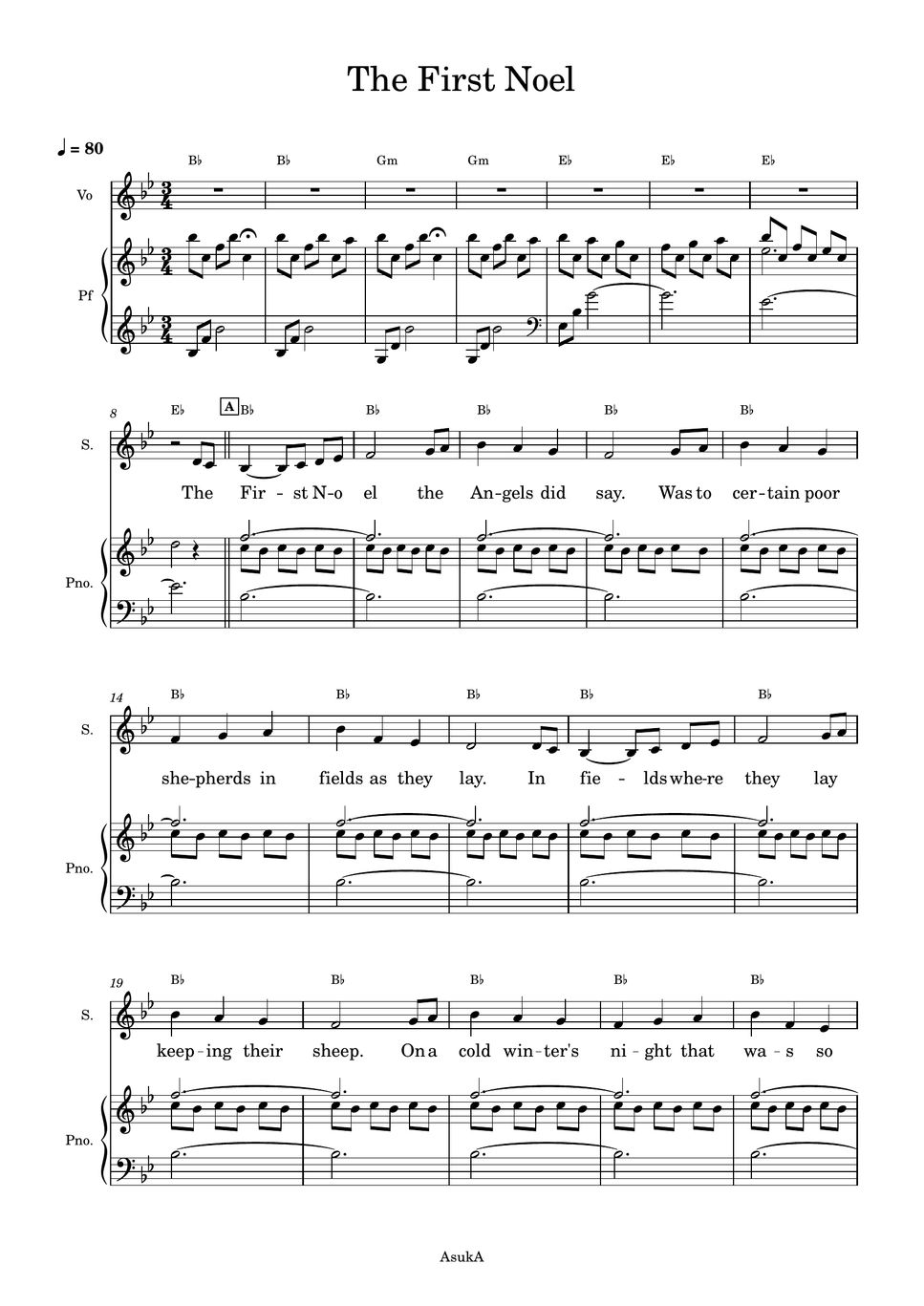 The First Noel (The first noel) 楽譜 by AsukA818