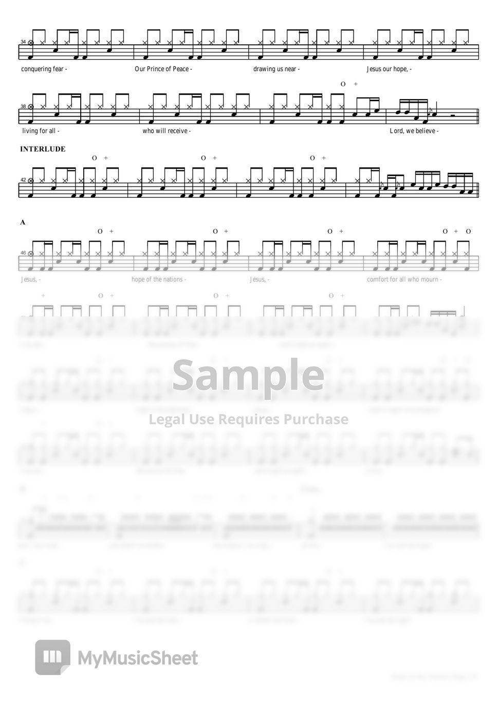 Brian Doerksen - Hope of the Nations Sheets by COPYDRUM
